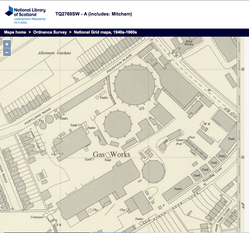 Mitcham Gas Works, Western Road | Mitcham History Notes