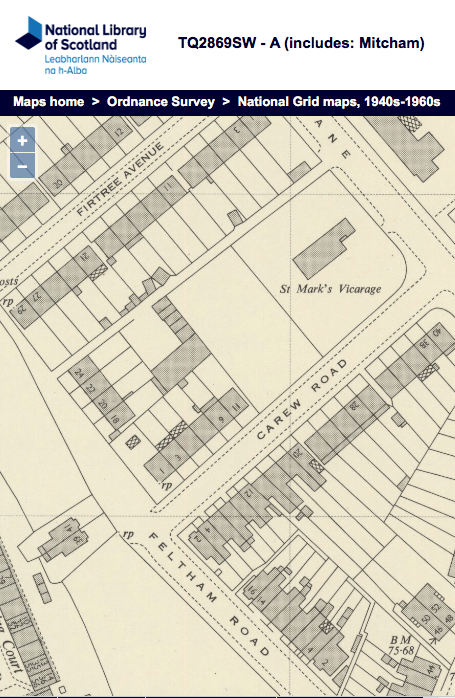 Carew Road | Mitcham History Notes