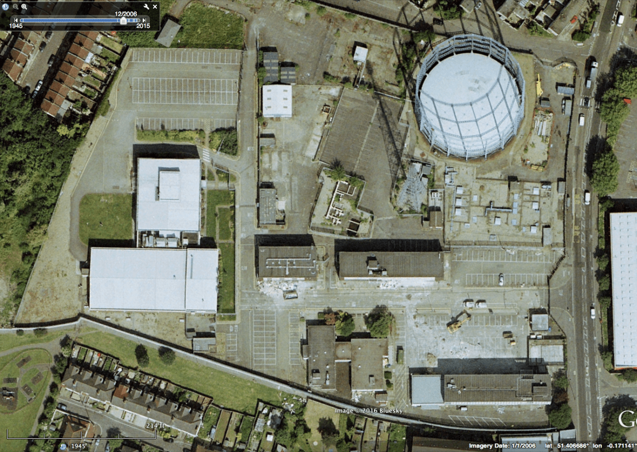 Gas Works – Satellite Views | Mitcham History Notes