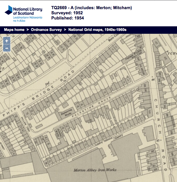 Palestine Grove | Mitcham History Notes