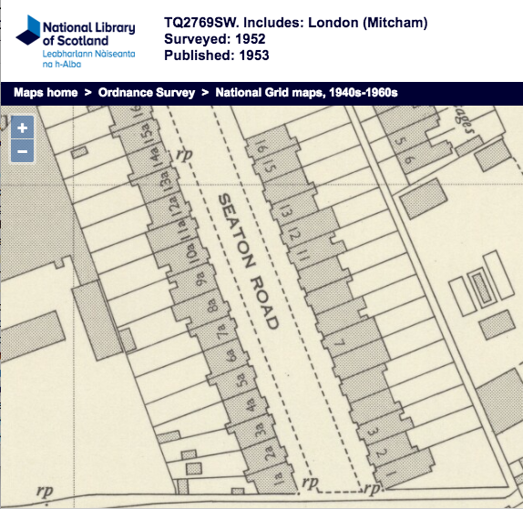 Seaton Road | Mitcham History Notes