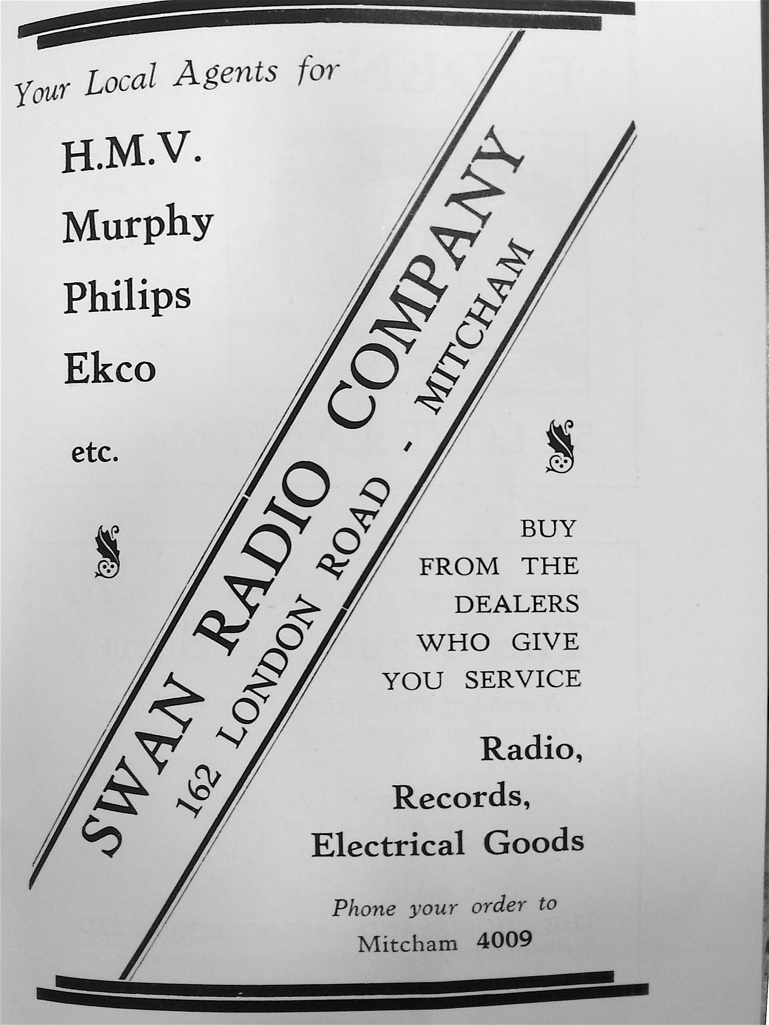 Swan Radio | Mitcham History Notes
