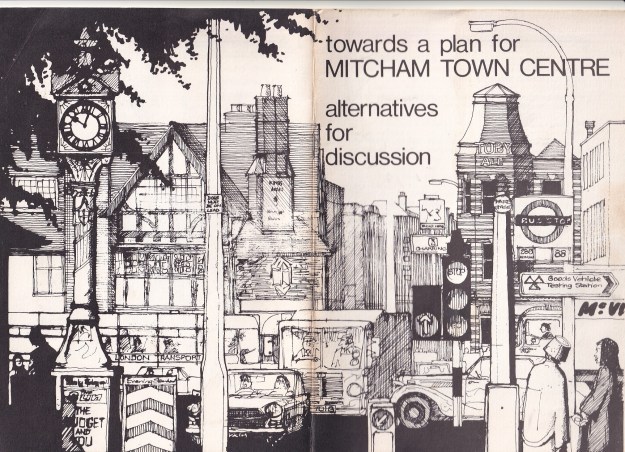 1973 Mitcham Town Centre Plan | Mitcham History Notes