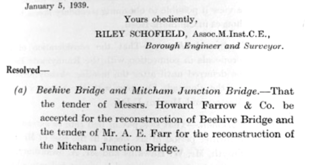 Beehive Bridge | Mitcham History Notes