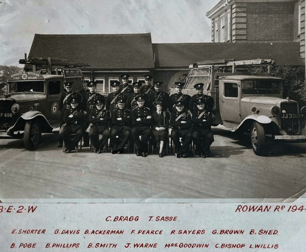 Rowan Road Auxiliary Fire Service | Mitcham History Notes
