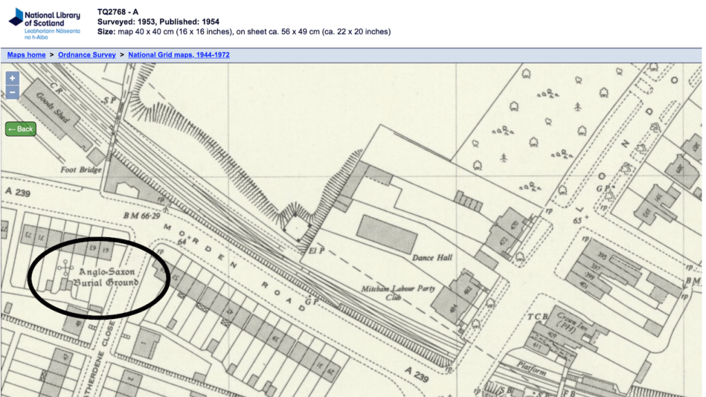 Anglo Saxon Cemetery at Morden Road | Mitcham History Notes