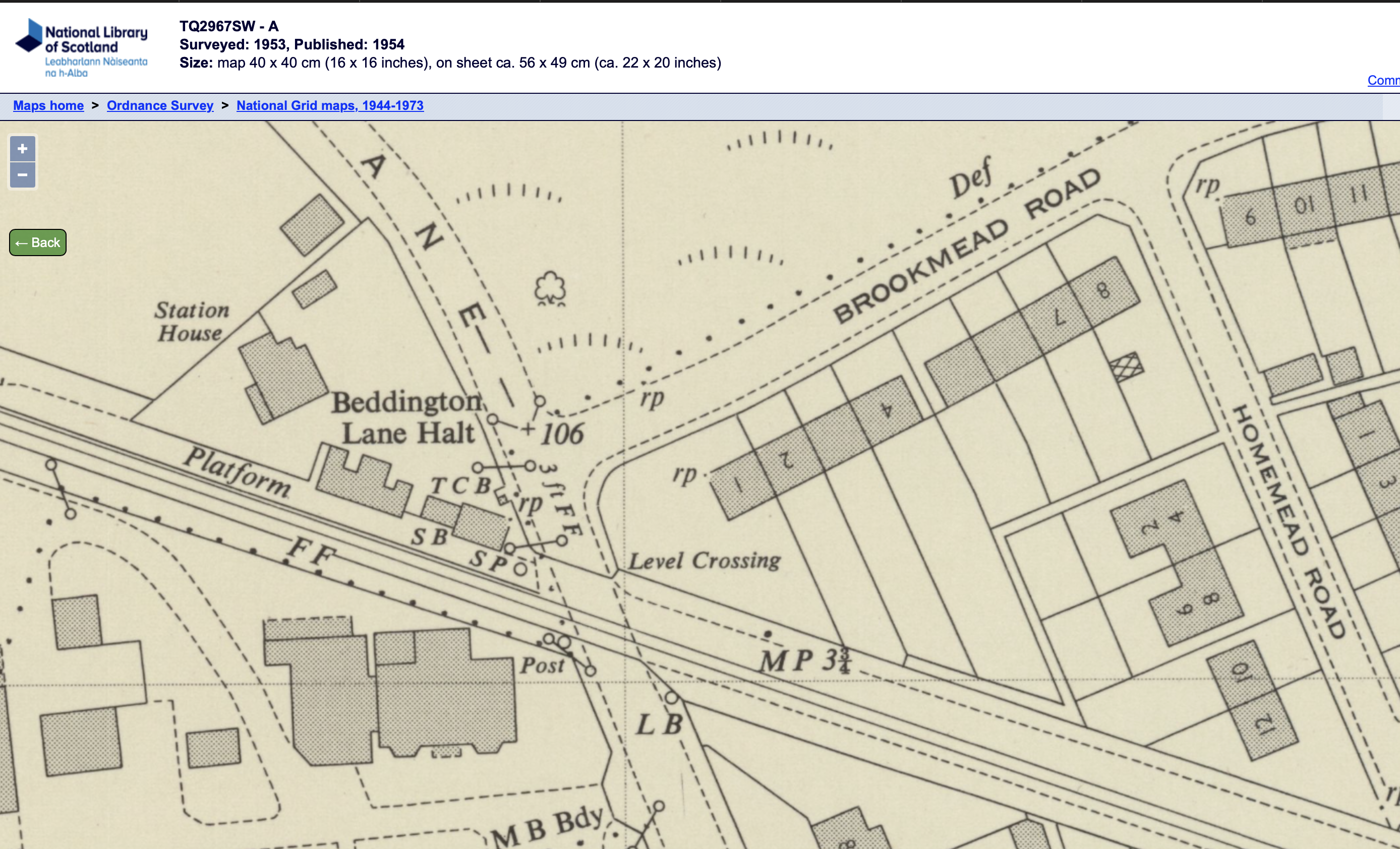 Beddington Lane Halt | Mitcham History Notes
