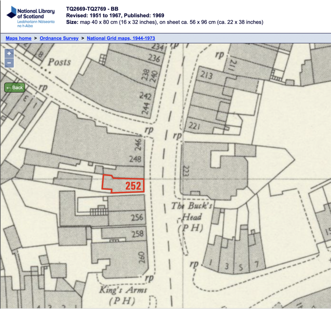 Hearn & Sons, butchers, 252 London Road | Mitcham History Notes