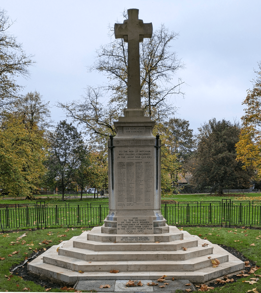 War Memorial | Mitcham History Notes